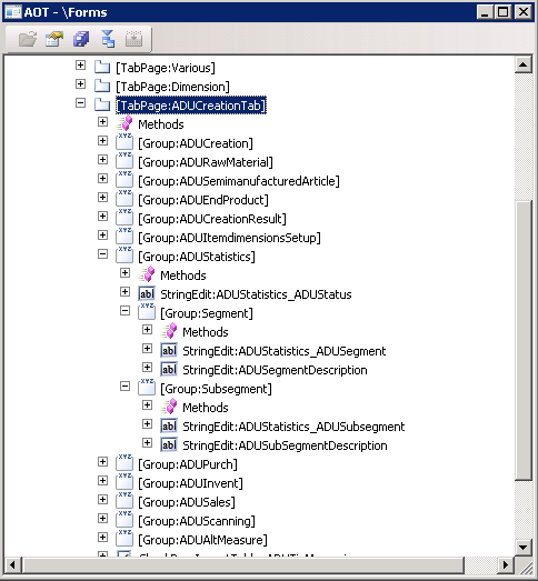 BM's Dynamics AX: Form layout - Dropdown with descriptive field
