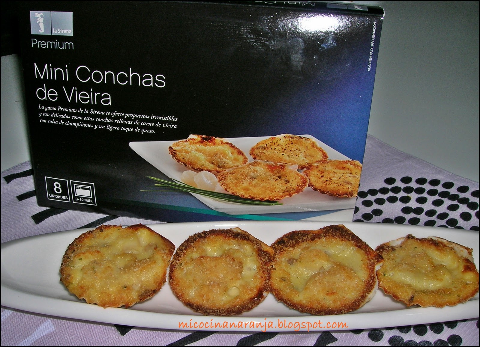 MI COCINA NARANJA: Mini conchas de vieira La Sirena