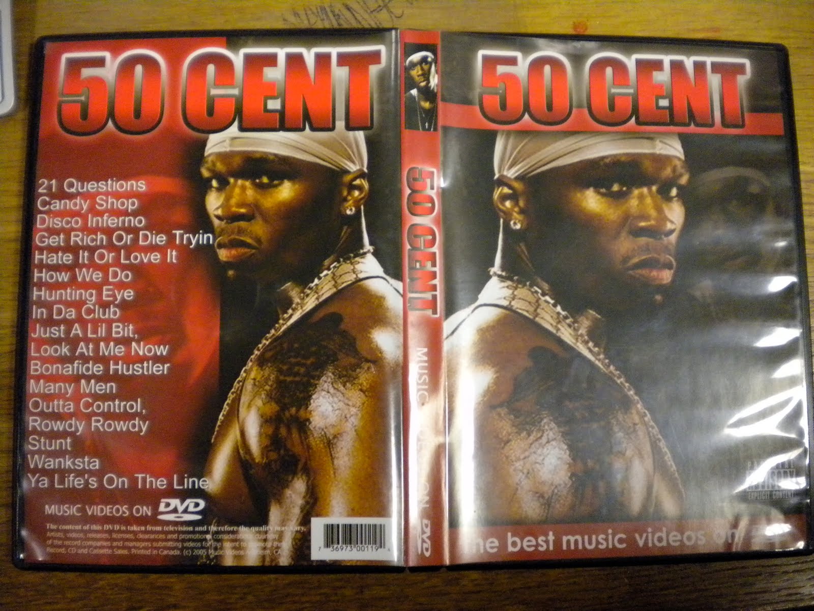 12P3-14 - Intro To Music Video 10': 50 Cent DVD