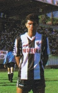 (O jovem Edmilson no CD Nacional)