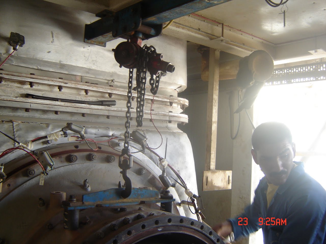 Ruston Turbine TB5000: Dismantling Second Stage Casing
