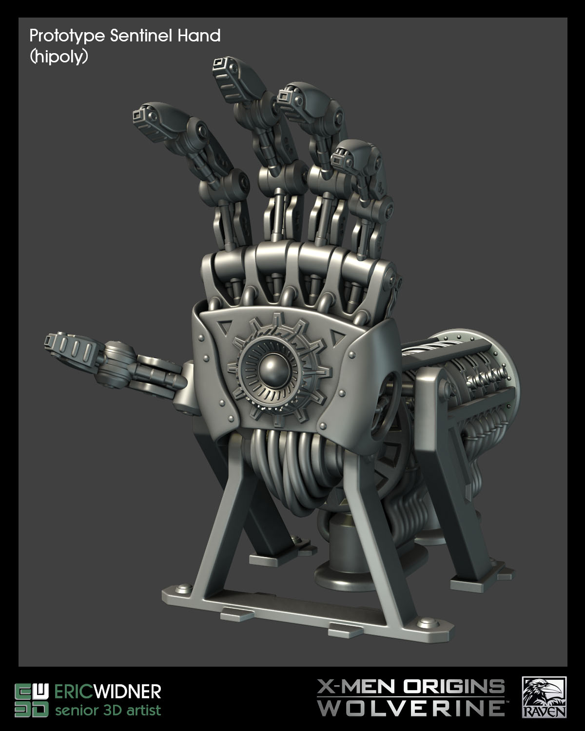Eric Widner - 3D Artist: Prototype Sentinel Hand
