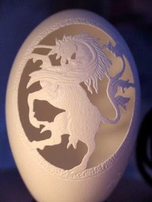 Creative Egg Carving Art - Beautiful and Amazing eggshell carving art ...