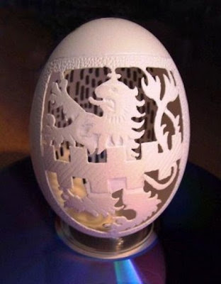 Creative Egg Carving Art - Beautiful and Amazing eggshell carving art ...
