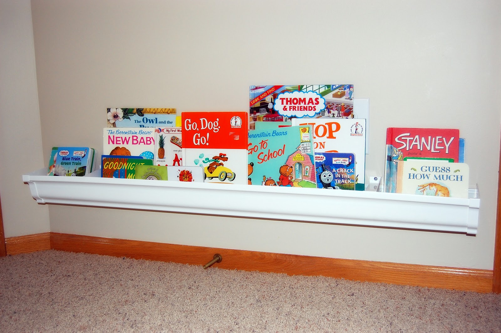 It's Good for the Heart: Rain Gutter Book Shelves