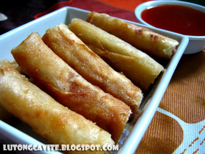Lutong Cavite : Lumpiang Shanghai
