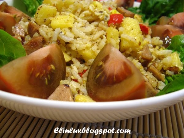 Elinluv's Tidbits Corner: Pineapple Fried Brown Rice