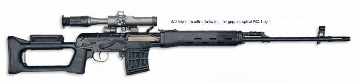 7.62mm SVD SNIPER RIFLE and SVDS DRAGUNOV SNIPER RIFLE Russian Armed ...