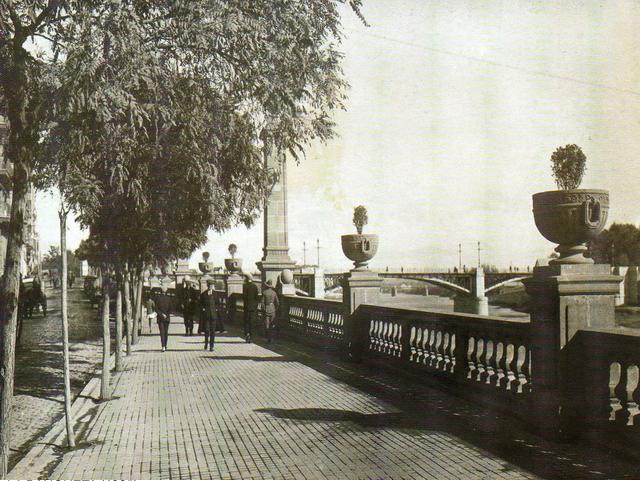 Fotografies Antigues de Lleida: La Banqueta, 1925.