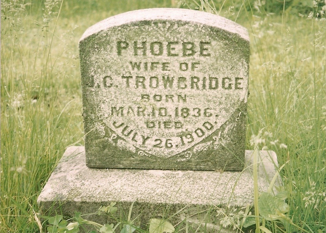 Old Stones Undeciphered: Tombstone Tuesday: Phoebe Cook Trowbridge 1836 ...
