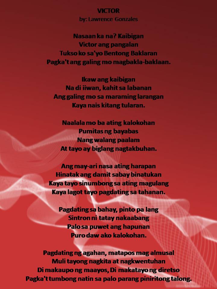 Makatang Pinoy: Friendship Poem