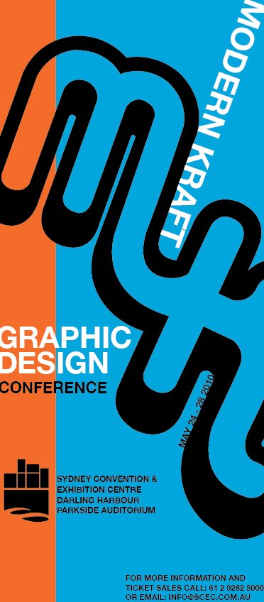 Ani's Design Blog: Modern Kraft Graphic Design Conference Poster