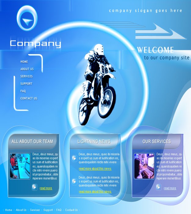 Digital Media 2: Example of screenshots website