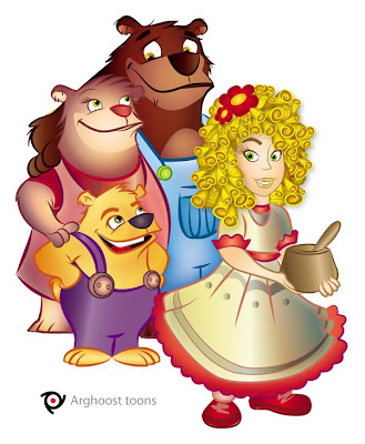 Coso de Ilustradores: RICITOS DE ORO