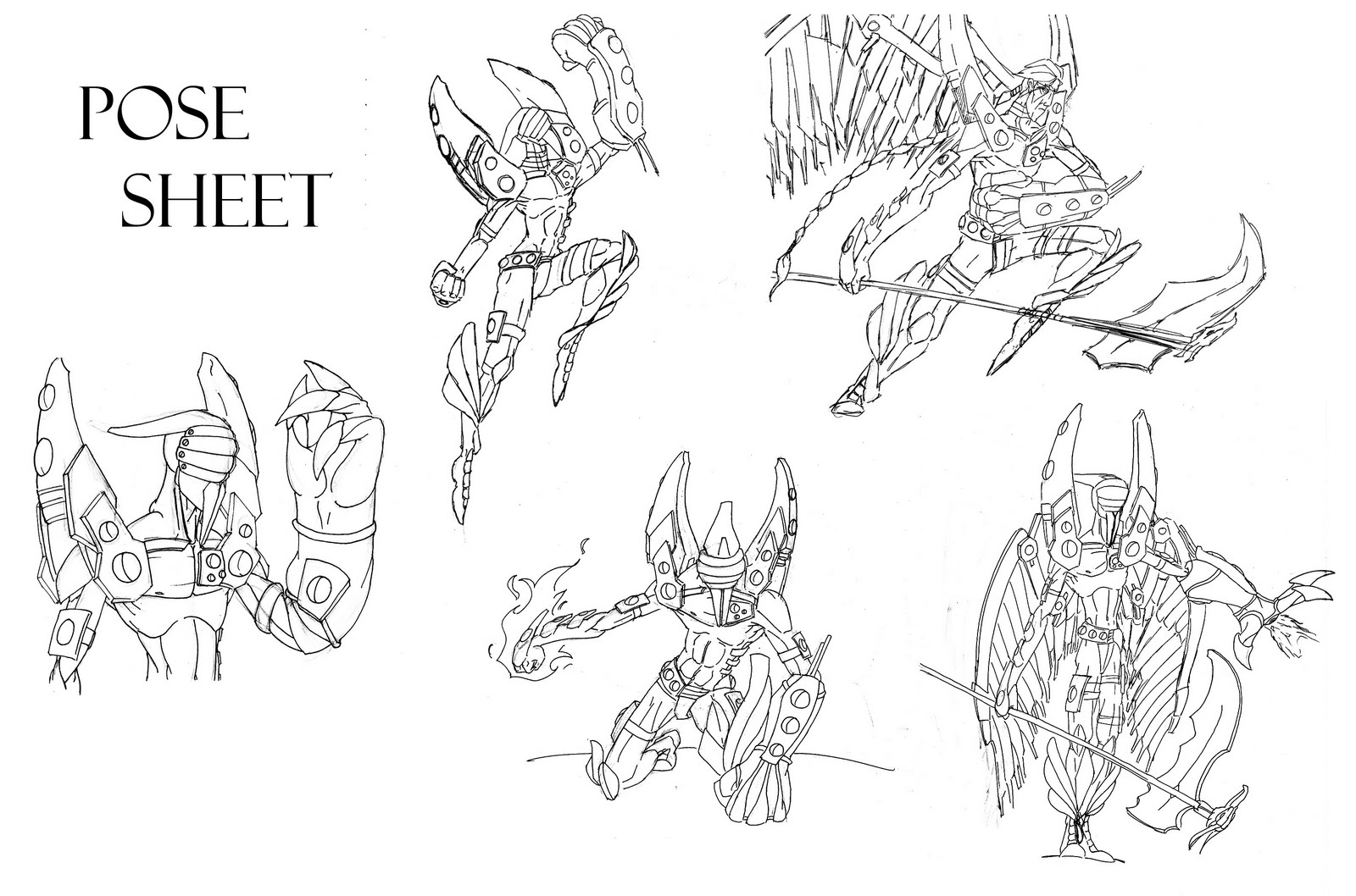 Bryce Saulnier - 3D and 2D Portfolio: Angel of Death Character Design