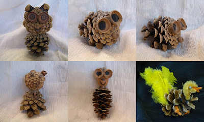 Casual Crafting Journal: Pine Cone Animals