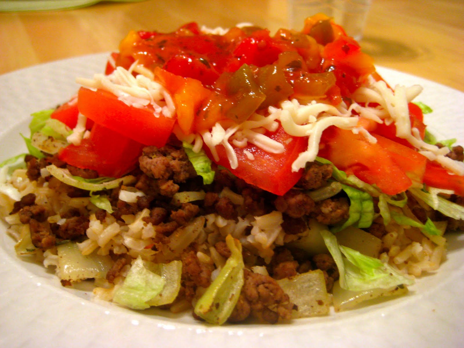 Heads in the books, still time to cook.: Taco Rice