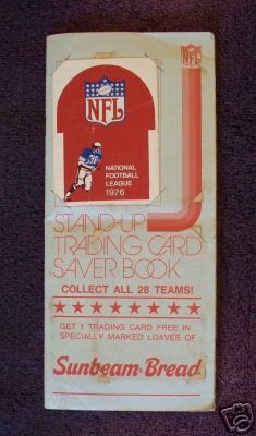 The Fleer Sticker Project: 1976 Sunbeam Bread NFL Stand-Up Football Cards
