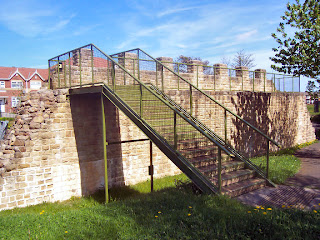 Photographs Of Newcastle: Hadrian's Wall In Newcastle and Wallsend