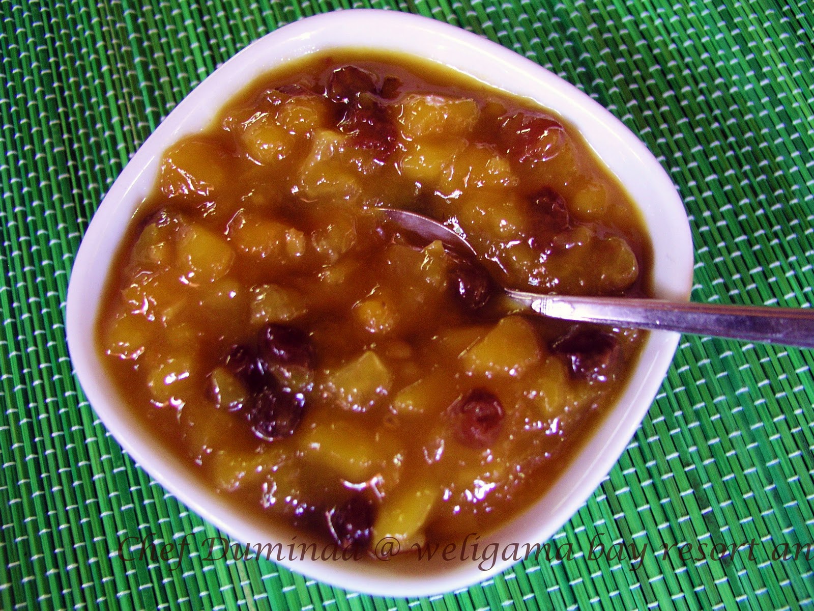 Cook with Chef Duminda: Homemade Mango Chutney