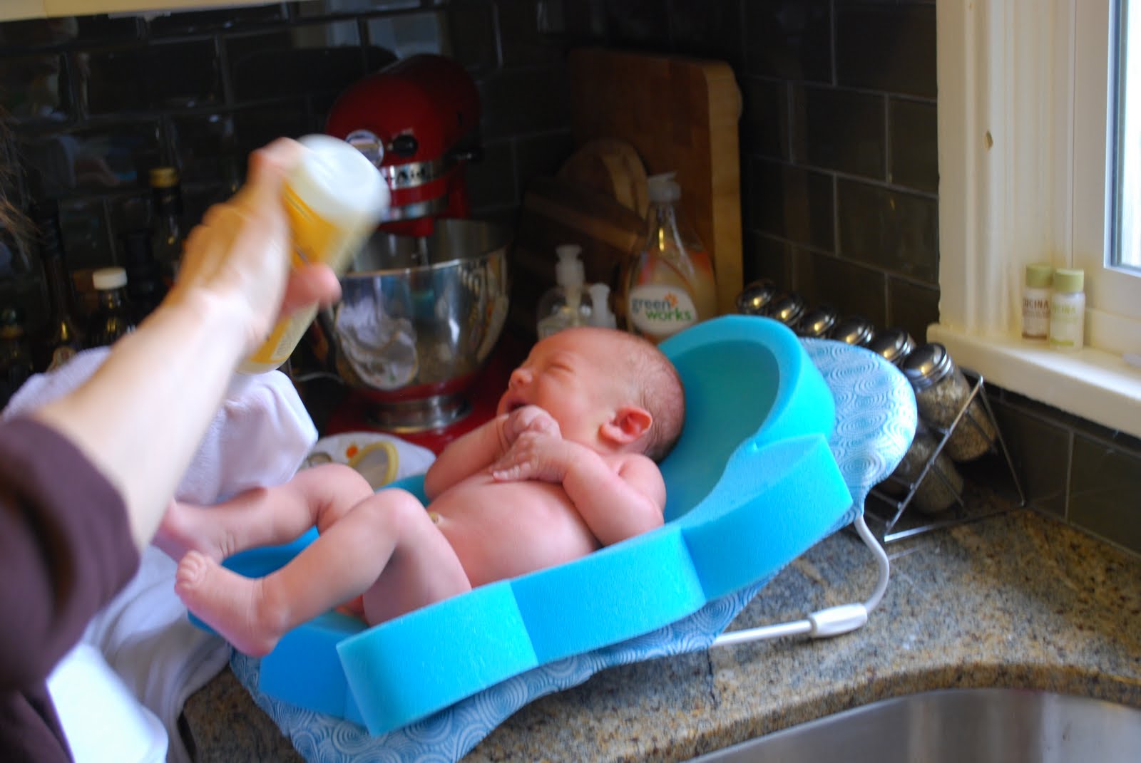 The Northways: First bath......