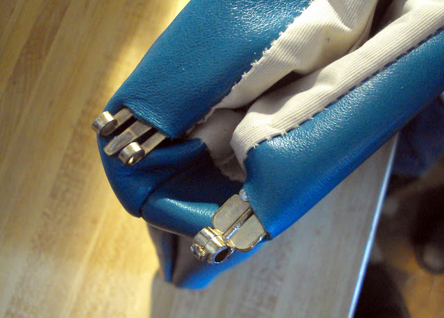 Spunky Junky: {Tutorial Tuesday} Leather Clutch