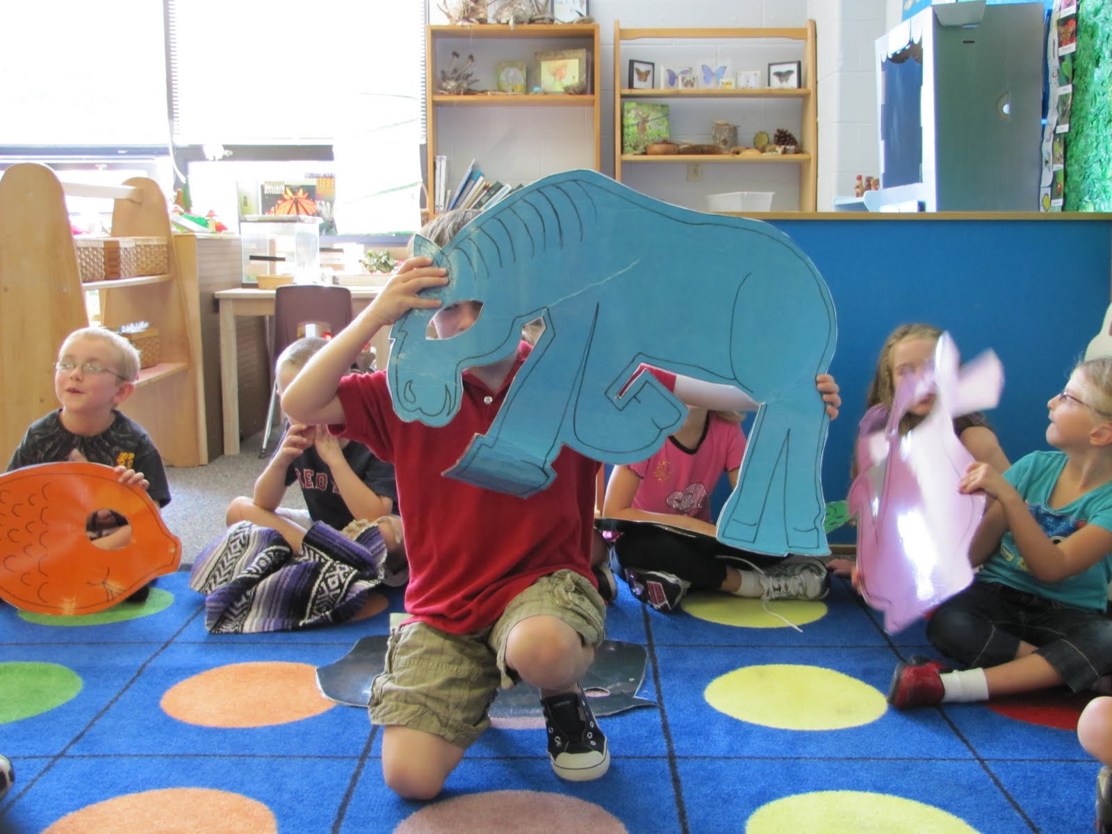 Ms. Mitchell's Kindergarten: Acting out Brown Bear, Brown Bear What Do ...