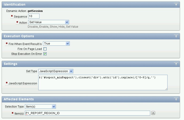 Monkey on Oracle: Refresh Report Region and Pagination