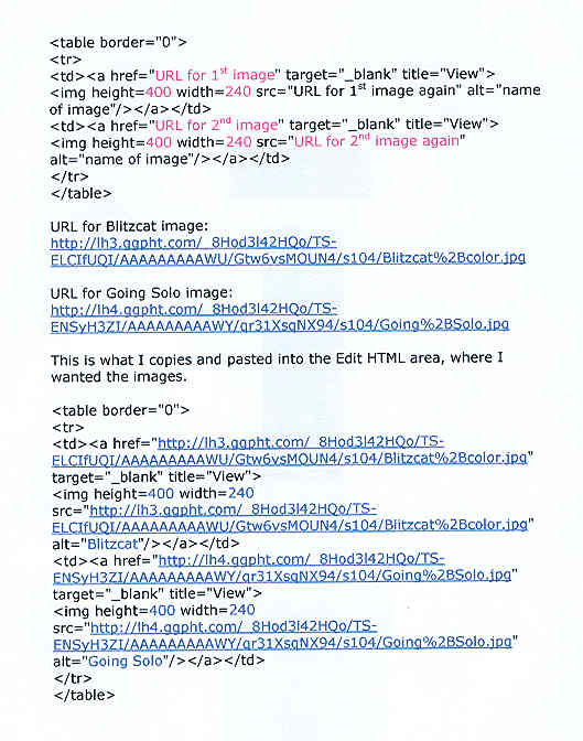 The Children's War: How to Make a Side by Side Image.