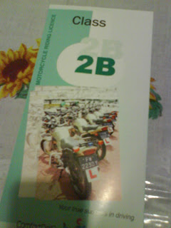 My Encounters, My Life: Motorcycle Riding Licence Class 2B @ CDC