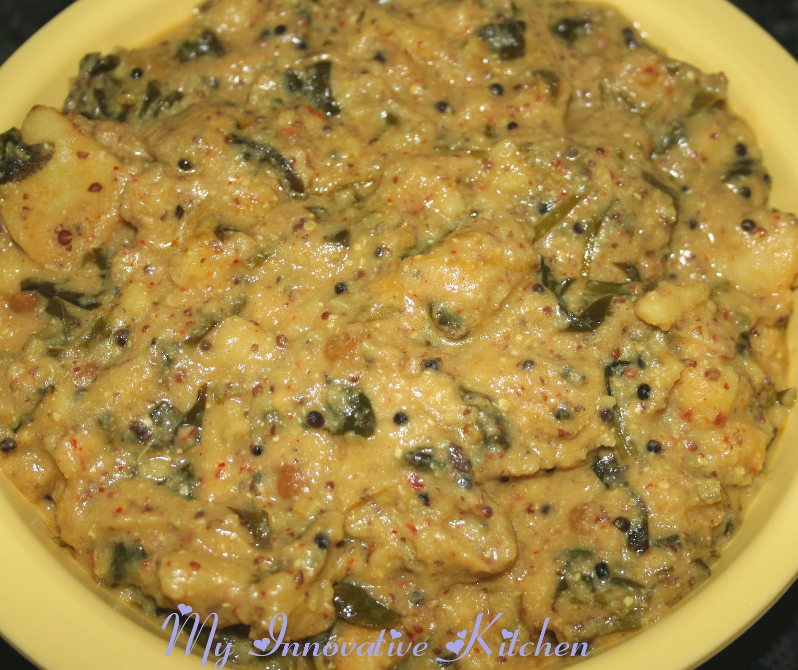 My Innovative Kitchen: Kanda-Bachali Ava Petti Kura