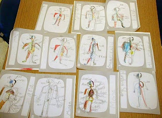 Art & Painting at WBR school: 1st grade takes a look inside the body