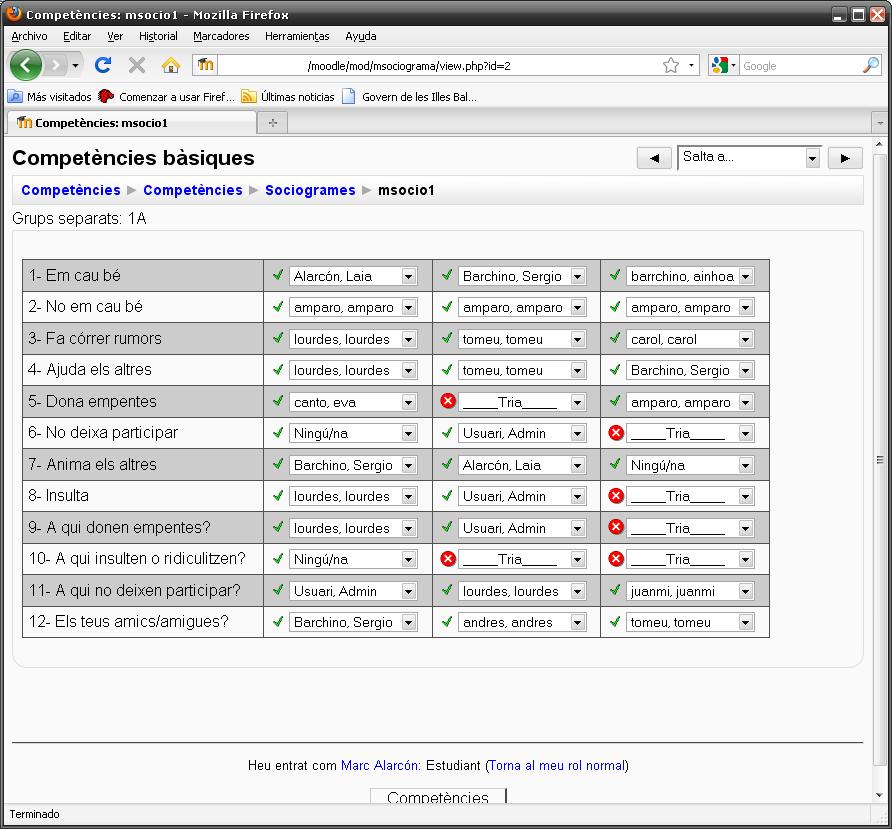 msociograma: Millores en el formulari