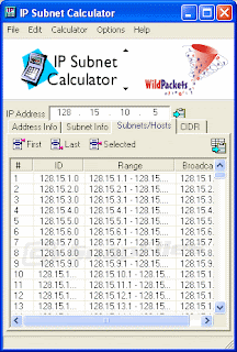 TECNOLOGOS EN ADMINISTRACIÓN REDES: IP Subnet Calculator