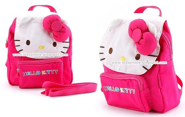 lil' twinkle: Hello Kitty 2-in-1 Security Harness Backpack