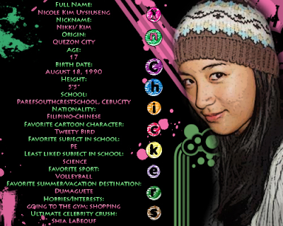 PBB Teen Edition Plus Insider: Teen Housemate Nicole Kim Uysiuseng Info