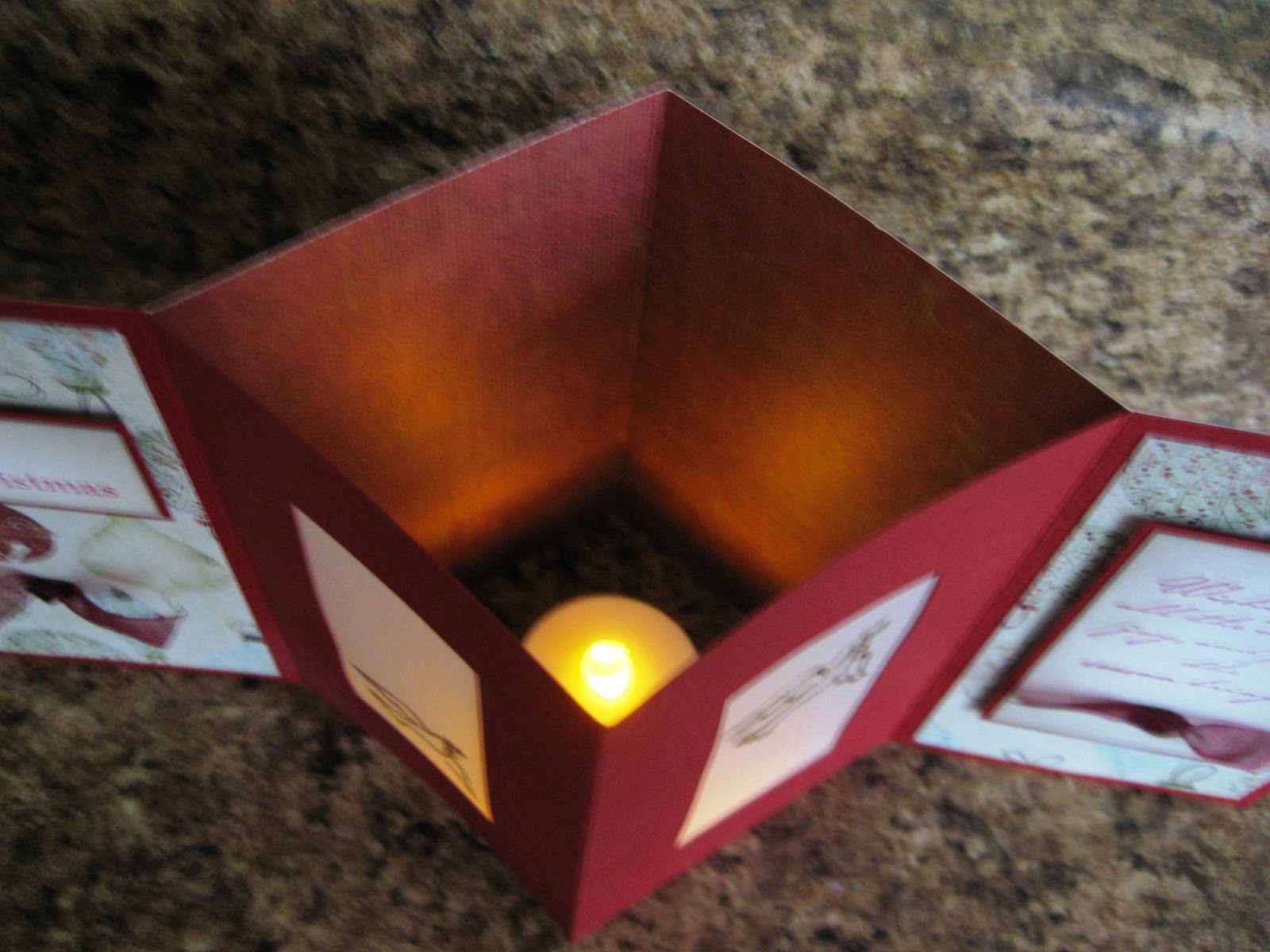 Ink-spirations: Tea Light Card