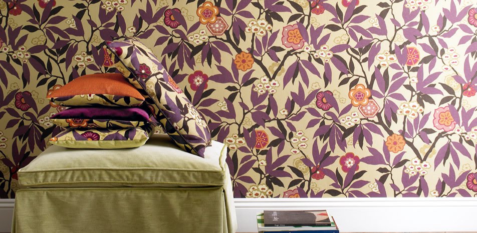 bon bon atelier: Sanderson wallpaper