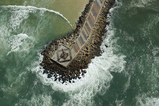 Barra da Tijuca - RJ: A praia e o Quebra Mar da Barra da Tijuca