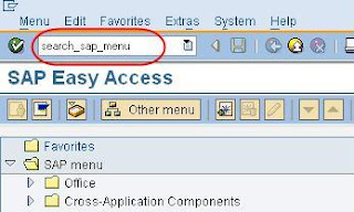 SAP Knowledge Sharing: Search SAP Menu