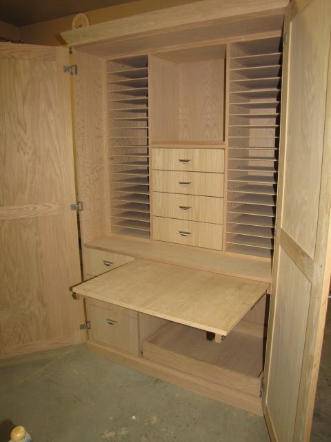 Custom Furniture: Scrapbooking Armoire