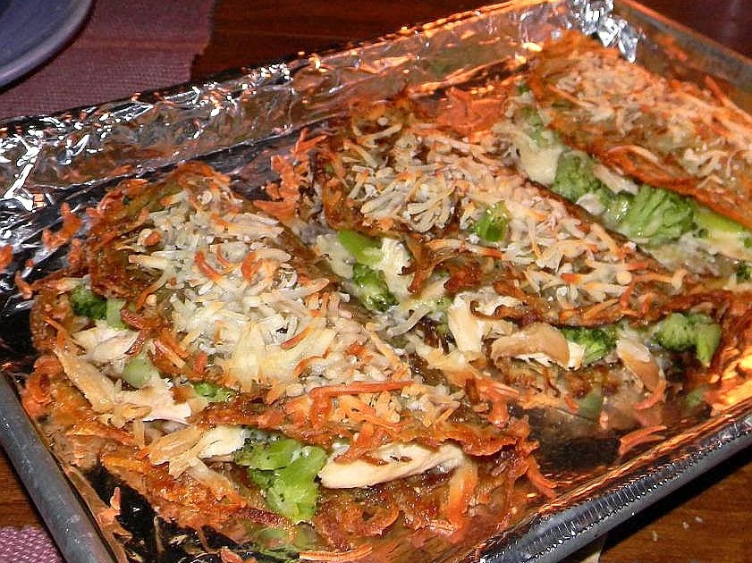 Wish Upon A Dish: Cheesy Broccoli and Red Pepper Rosti