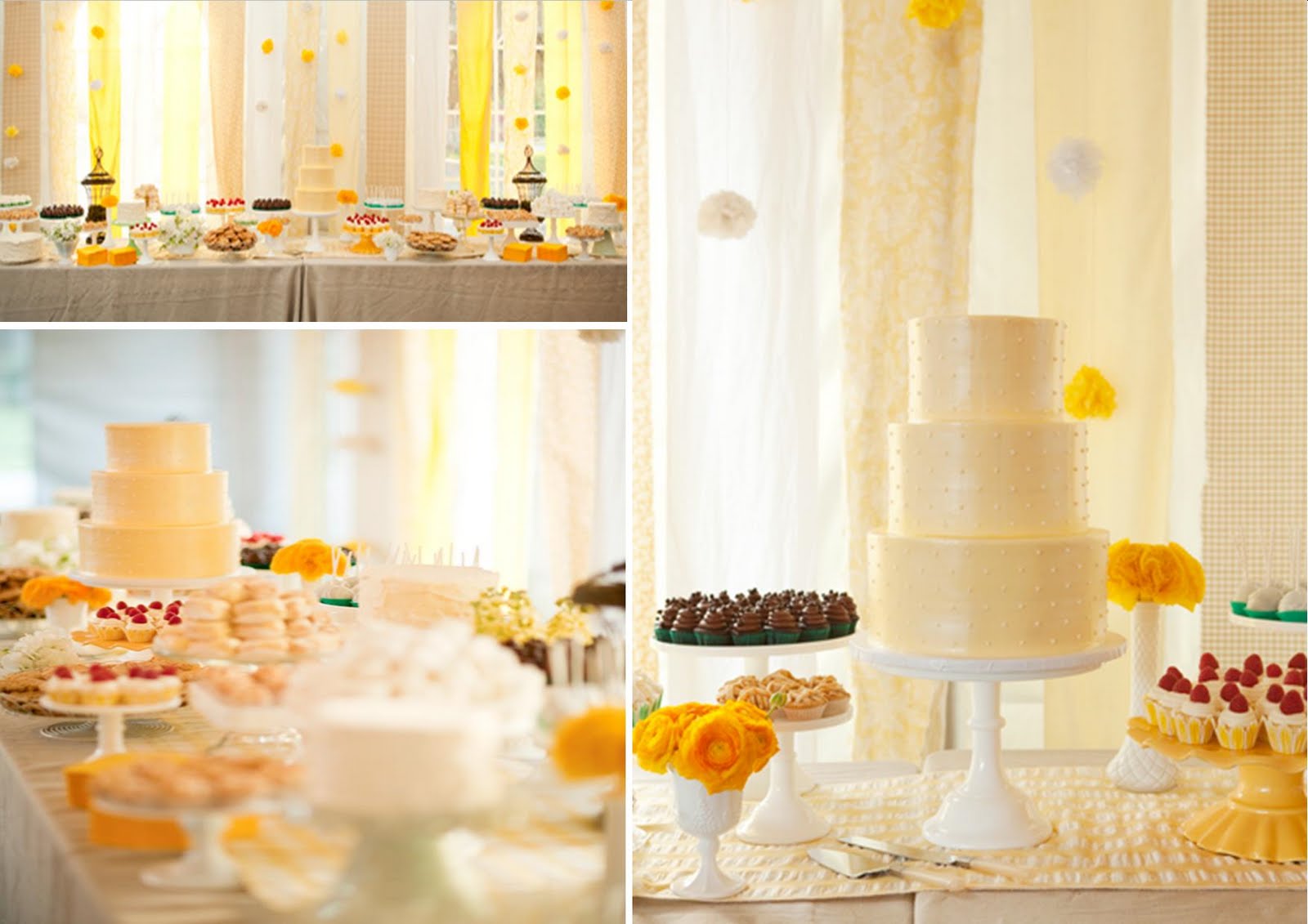 Icing Designs: My Sweet and Saucy Sweet Yellow Dessert Table