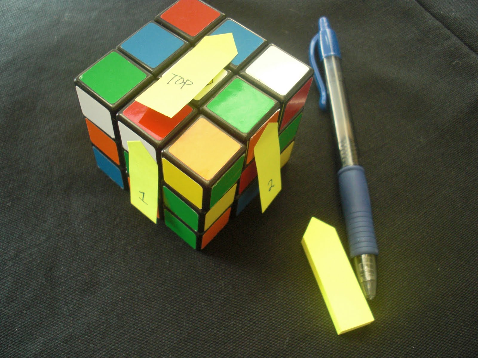 Obsessively Stitching: Rubik's Cube -- The Ottoman!