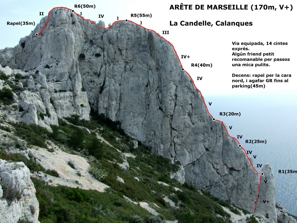 GEAM-MATARÓ: Camí de Corsica: l'Arête de Marseille!