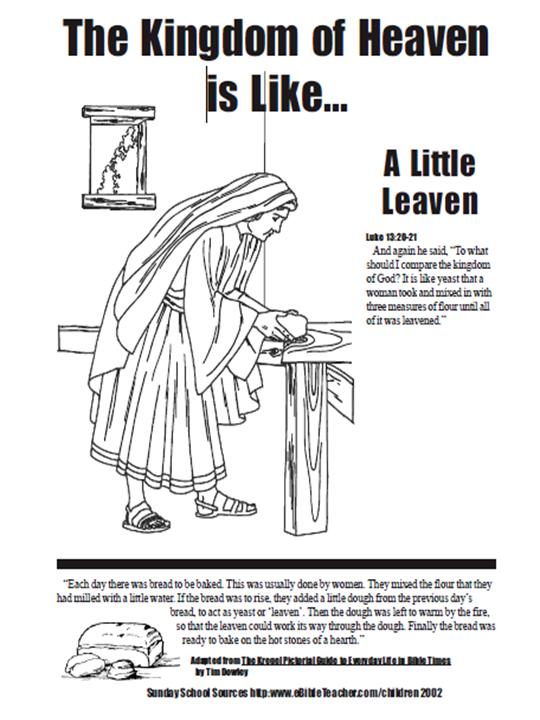 Glory Children Church: August week 2 teaching resources : The parable ...