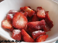 El rincón de Marijo: Fresas con leche