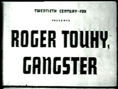 Roger Touhy, Gangster: Rogr Touhy, gangster film credits