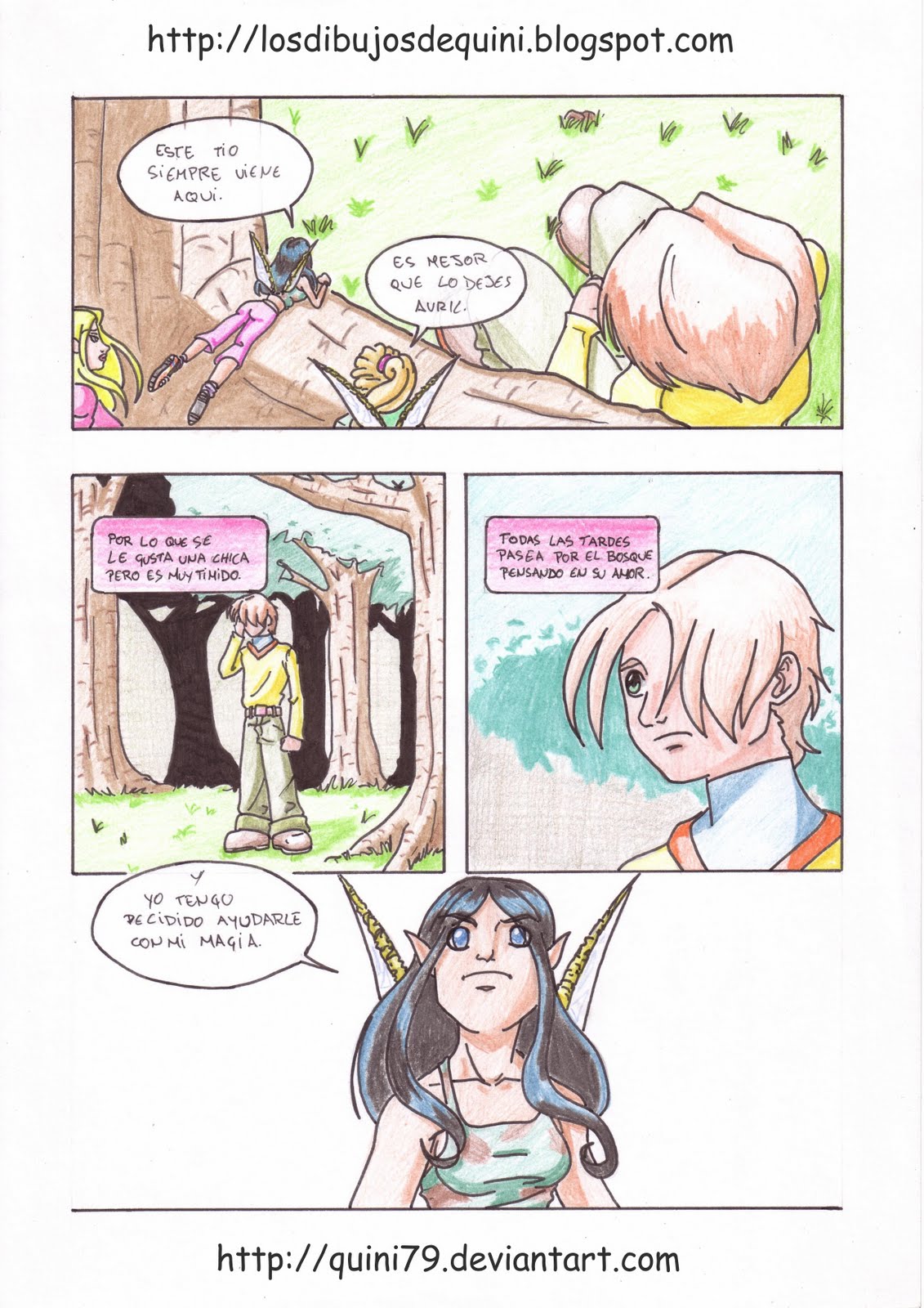 El mundo de Quini: Comic hadas