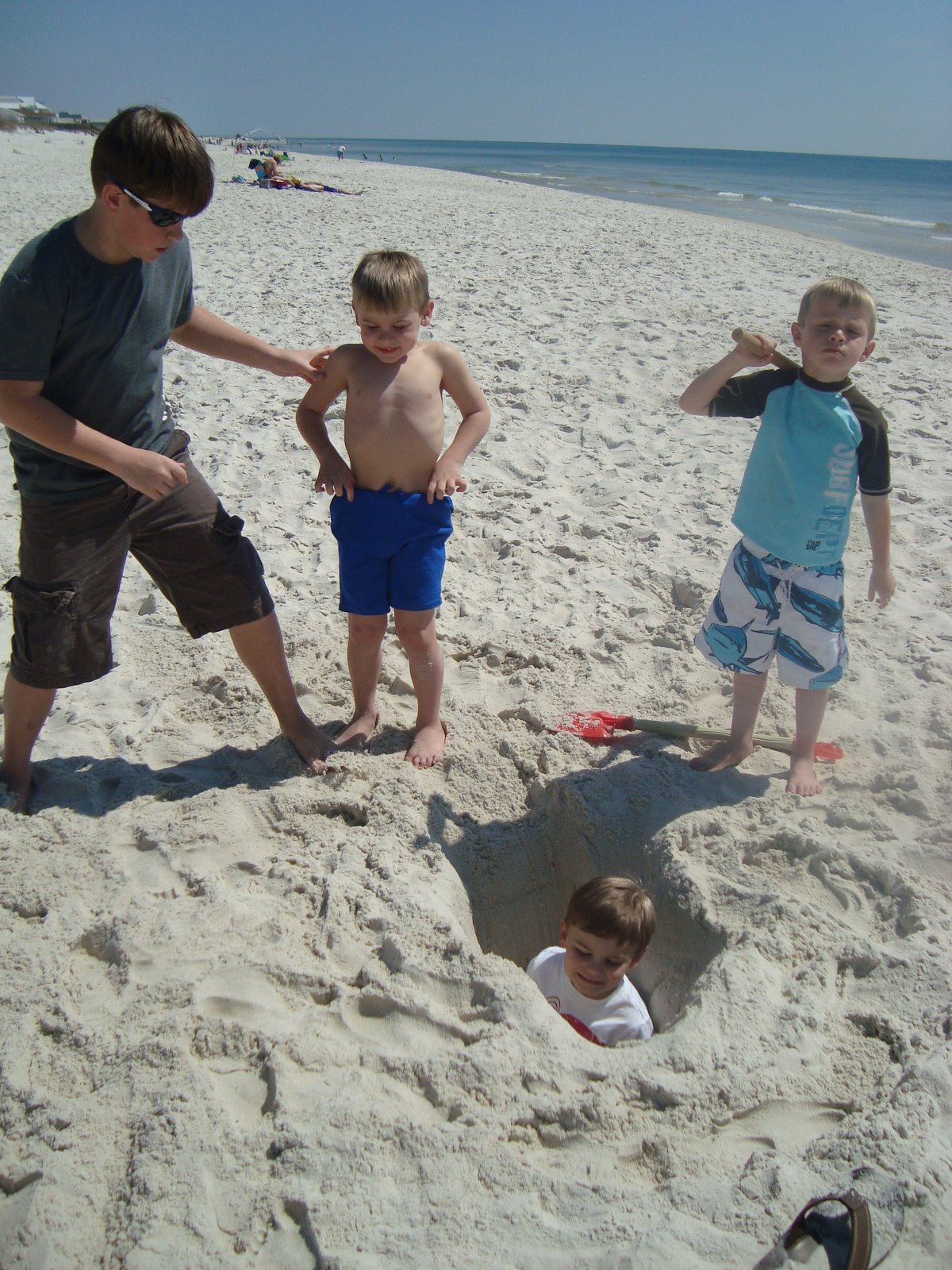The Harrisons Playing With Cousins